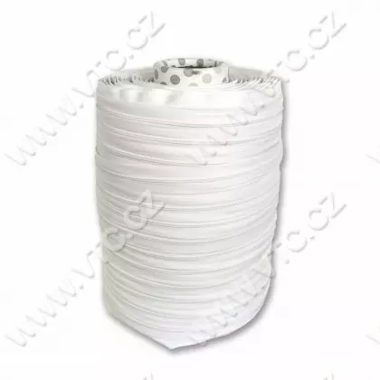 Slide fastener band W0 - white 500m NEXT | VTC JSC